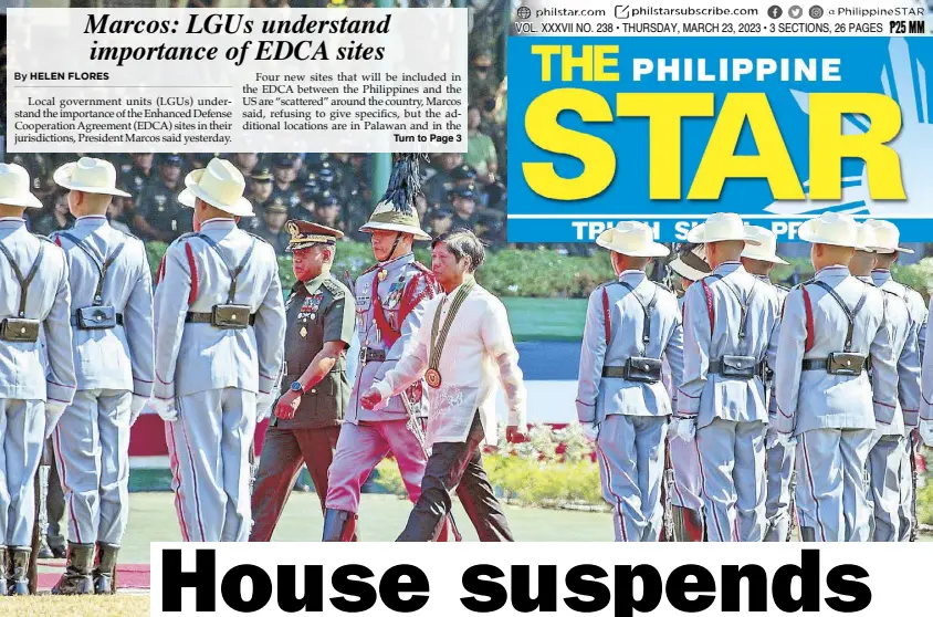 Marcos: LGUs understand importance of EDCA sites - PressReader
