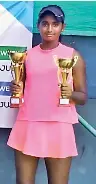 Rishitha wins two consecutiv­e titles - PressReader