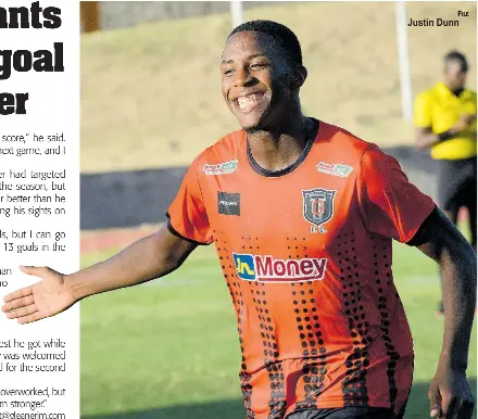 Tivoli’s Dunn wants to return with a goal against Cavalier - PressReader