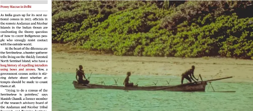 India wrestles with how census can count tribe that shuns contact with outside world - PressReader