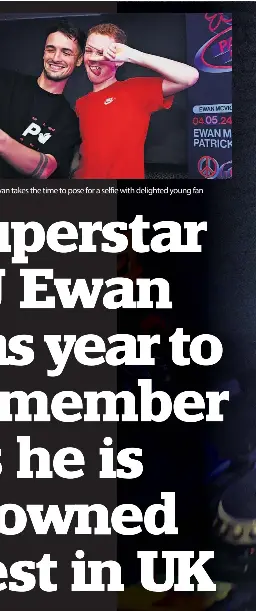 Superstar DJ Ewan has year to remember as he is crowned best in UK - PressReader