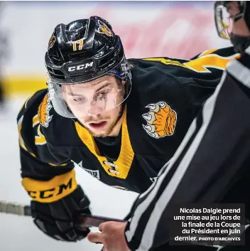 La LHJMQ dit non à Nicolas Daigle - PressReader