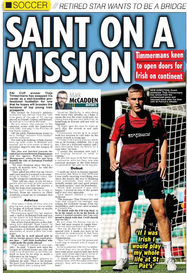 SAINT ON A MISSION - PressReader