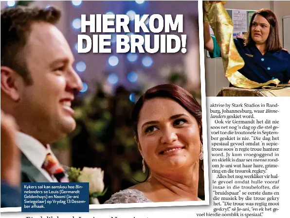 Binnelande­rs: Naomi en Louis trou - PressReader