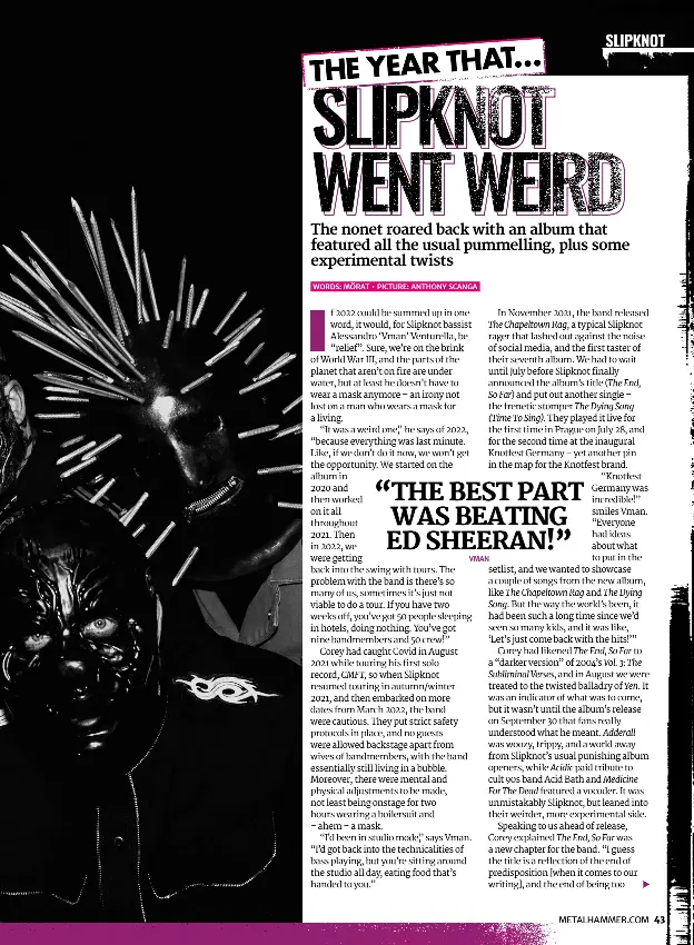 SLIPKNOT WENT WEIRD - PressReader