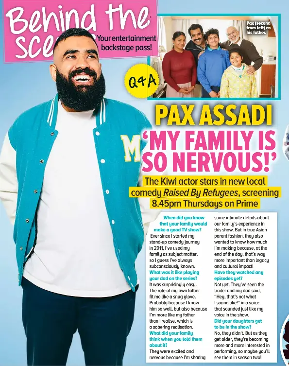 PAX ASSADI ‘MY FAMILY IS SO NERVOUS!’ - PressReader