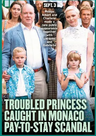 TROUBLED PRINCESS CAUGHT IN MONACO PAY-TO-STAY SCANDAL - PressReader