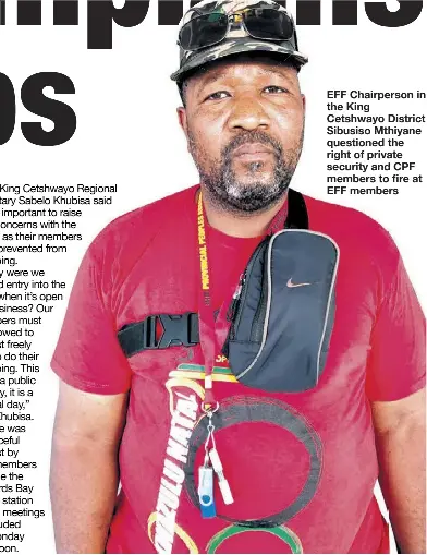 EFF complains to cops - PressReader