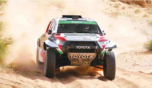 Top racers lined up for Tabuk Toyota Rally 2024 from King Khalid City - PressReader