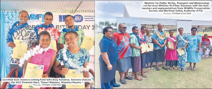 Ra youths become boat masters - PressReader