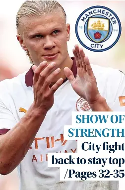 SHOW OF STRENGTH - PressReader