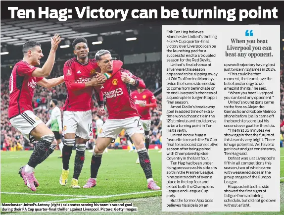 Ten Hag: Victory can be turning point - PressReader