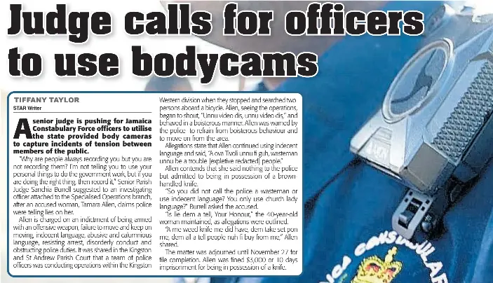 Judge calls for officers to use bodycams - PressReader