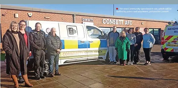 Fourth speed van for County Durham - PressReader