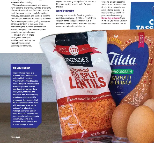 THE BEST HIGH PROTEIN FOODS FOR YOUR TROLLEY - PressReader