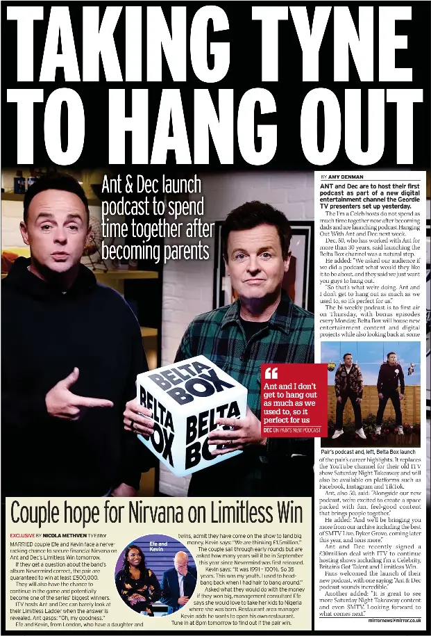 TAKING TYNE TO HANG OUT - PressReader