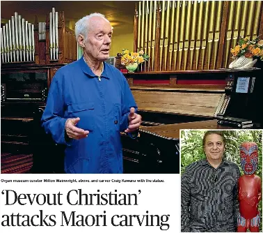 ‘Devout Christian’ attacks Maori carving - PressReader