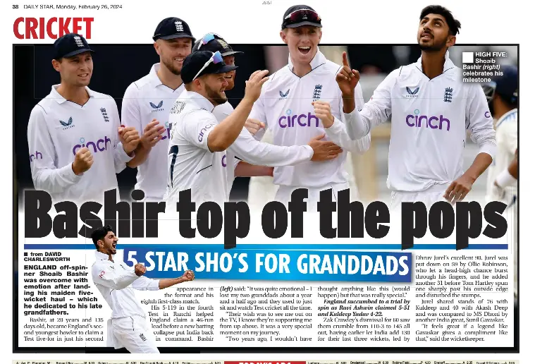 Bashir top of the pops - PressReader