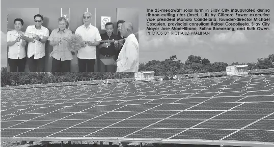 2 solar plants in Negros Occ., worth P12B, start operations - PressReader
