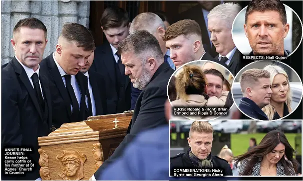 Robbie: Mam was so kind, caring, selfless ACE’S FINAL FAREWELL TO ANNE ...