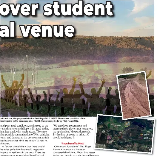 Rage over student festival venue - PressReader