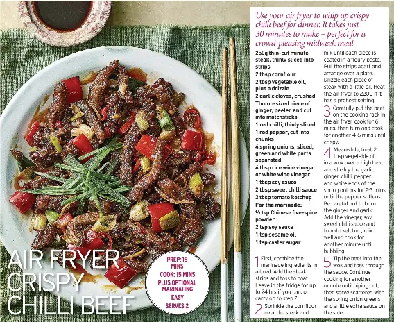 AIR FRYER CRISPY CHILLI BEEF - PressReader