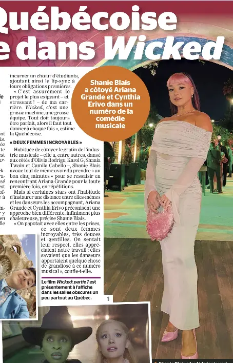 Une Québécoise danse dans Wicked - PressReader