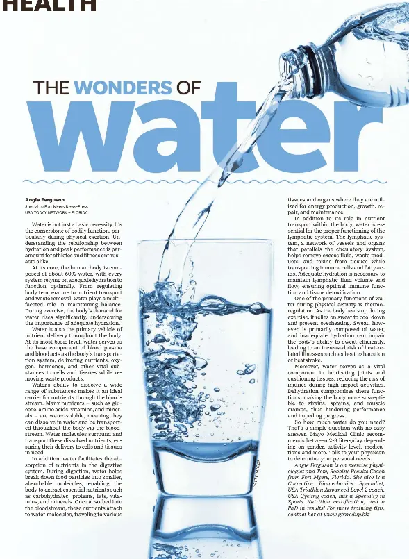 THE WONDERS OF water - PressReader