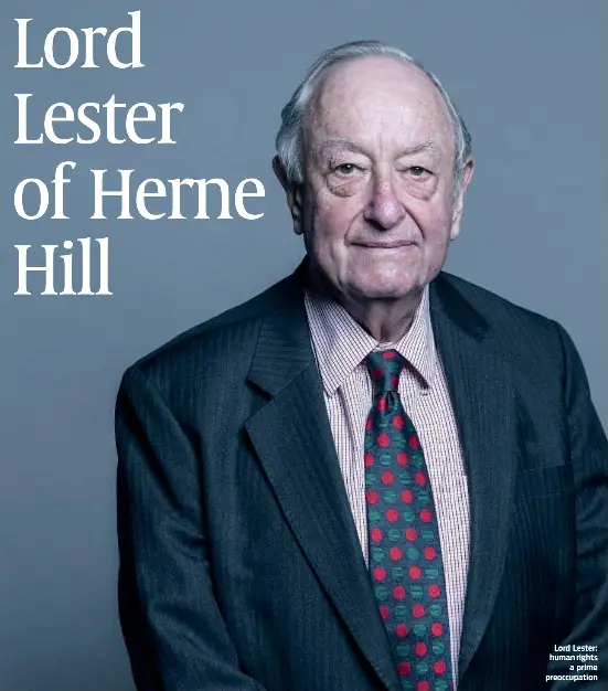 Lord Lester of Herne Hill - PressReader