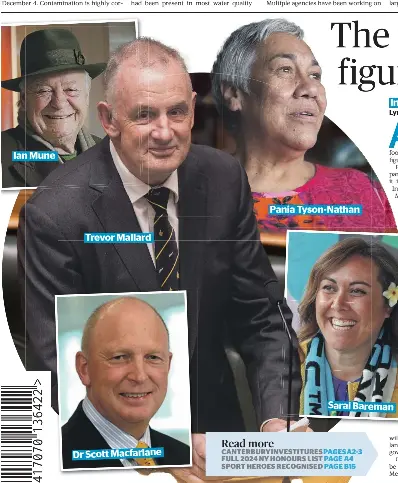 The prominent New Zealand figures in New Year honours - PressReader
