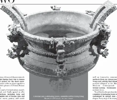 Exhibition of ancient bronzes in Hong Kong illuminate­s culture, history - PressReader