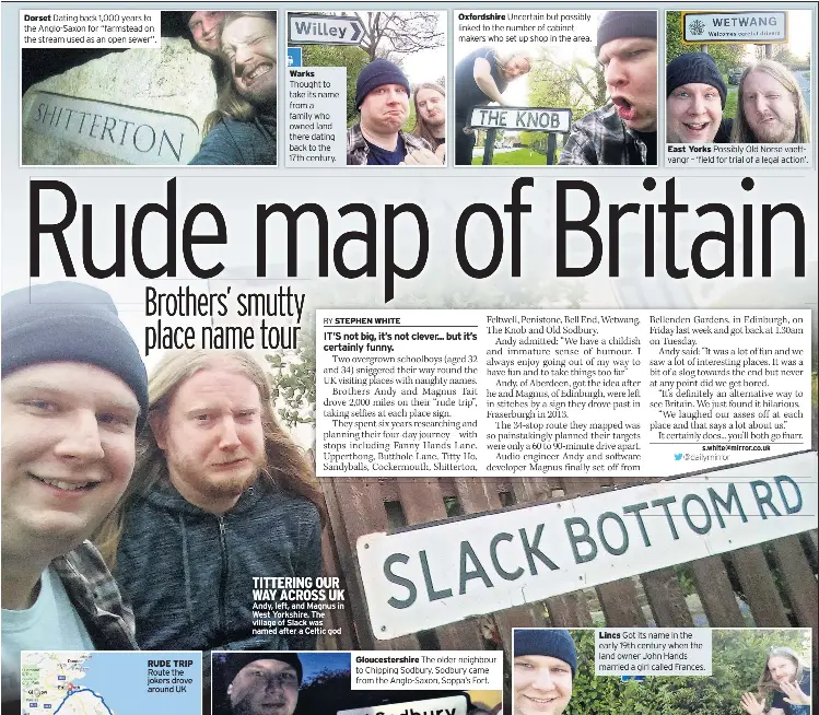 Rude map of Britain - PressReader
