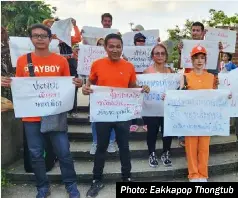 Move Forward in Phuket calls for peace - PressReader