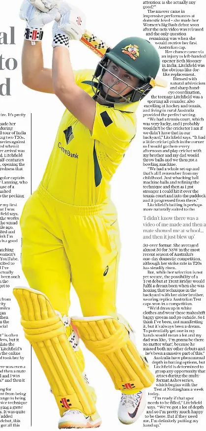 Australia’s viral sensation out to batter England - PressReader
