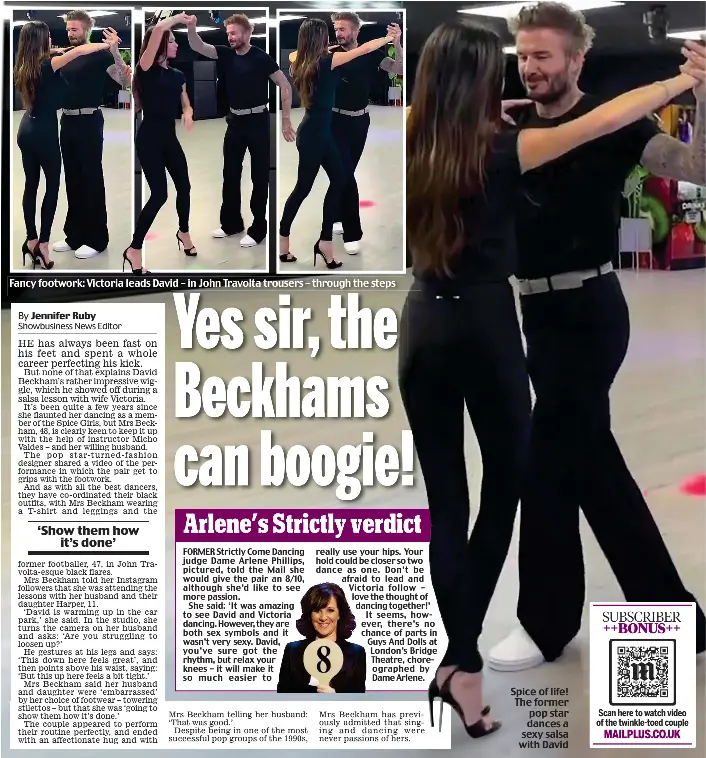 Yes sir, the Beckhams can boogie! - PressReader