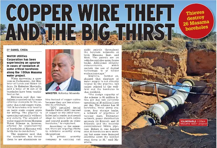 COPPER WIRE THEFT AND THE BIG THIRST - PressReader