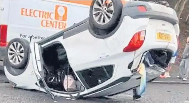 Man charged after car ends on its roof following city crash - PressReader