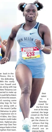 Edwin, Hydel set for big battle in 4x100m at Penns - PressReader