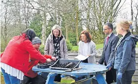MSP visits garden giving patients get up and grow - PressReader