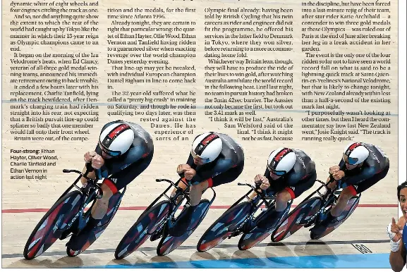 Team pursuiters bidding to get golden moments back on track - PressReader