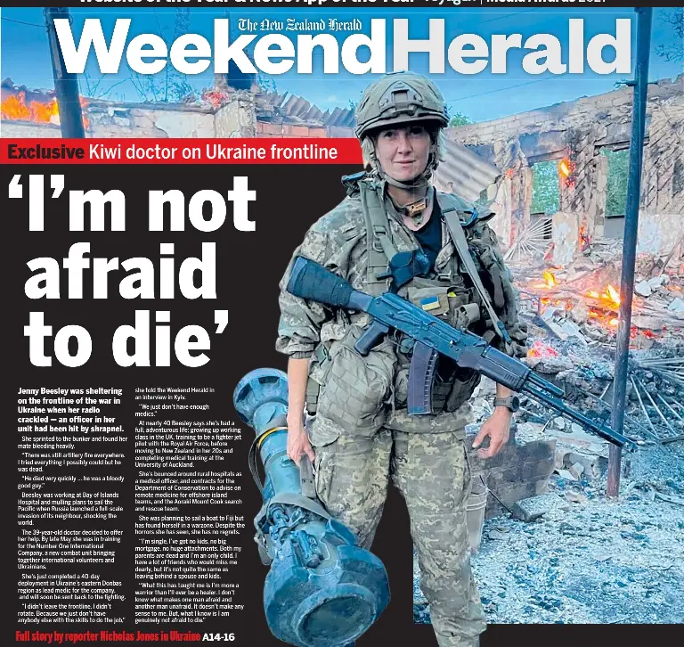 ‘I’m not afraid to die’ - PressReader