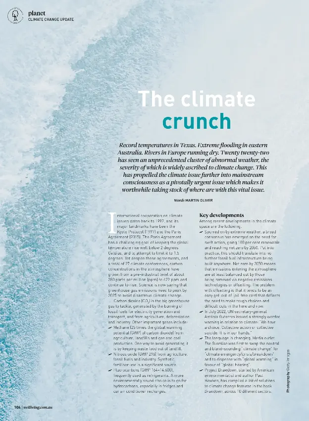 The climate crunch - PressReader