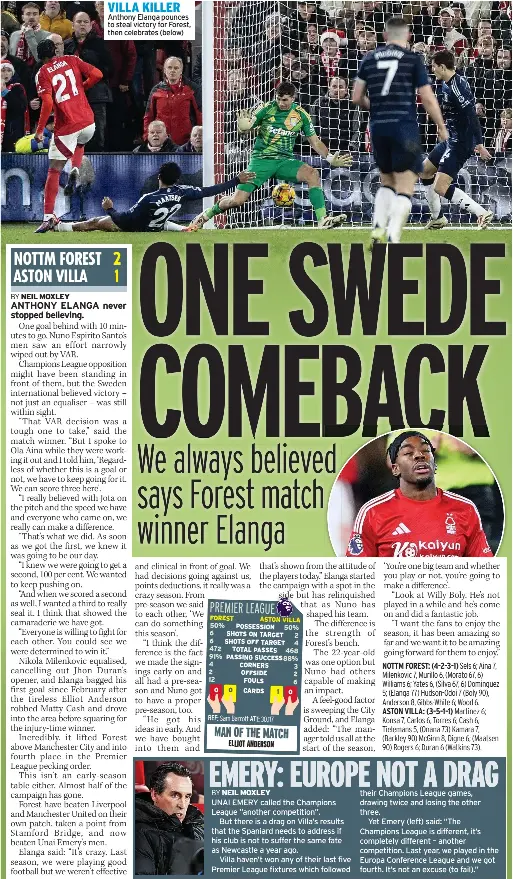 ONE SWEDE COMEBACK - PressReader
