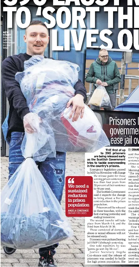 390 LAGS FREE TO ‘SORT THEIR LIVES OUT’ - PressReader