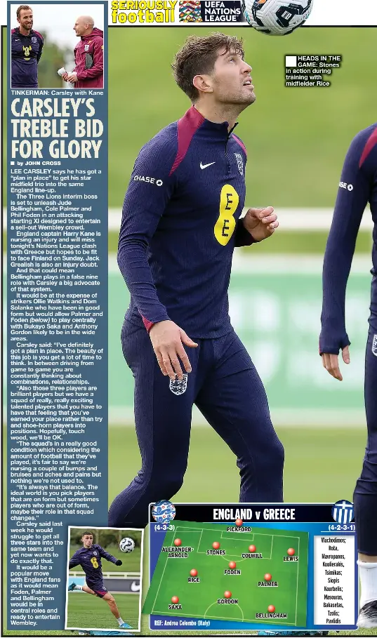 CARSLEY’S TREBLE BID FOR GLORY - PressReader