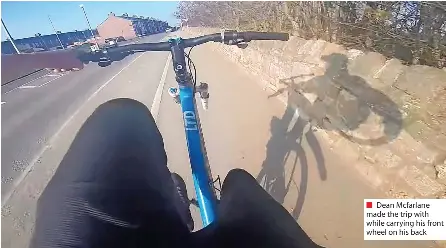 Cyclist’s amazing six-mile coastal wheelie - PressReader