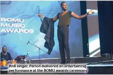 Perion steals show at BOMU awards - PressReader
