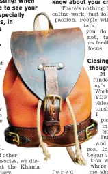 A FLAIR FOR LEATHER - PressReader