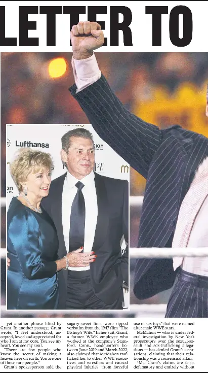 ‘LOVE’ LETTER TO WWE’S RING KING - PressReader