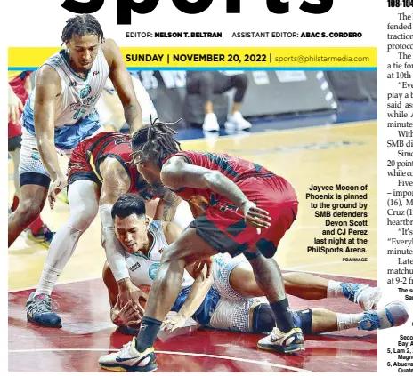 SMB NAILS CRUCIAL WIN - PressReader